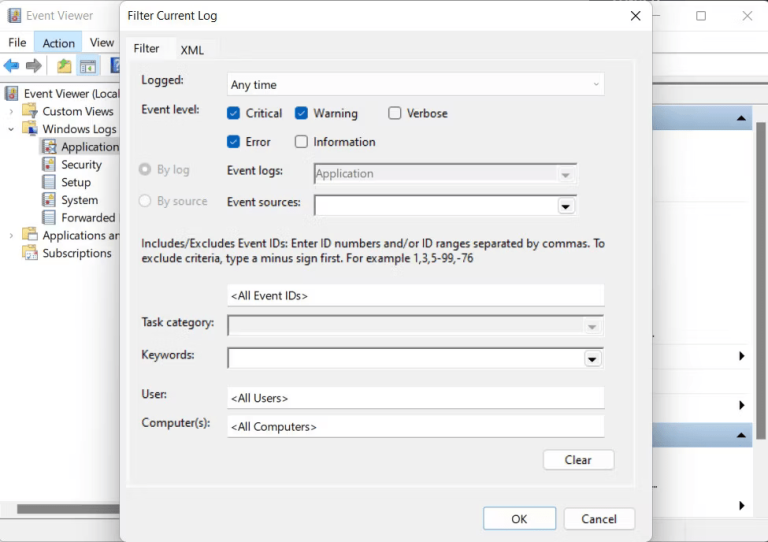 Guide to Troubleshoot Windows Problems Using Event Viewer - Life Conceptual