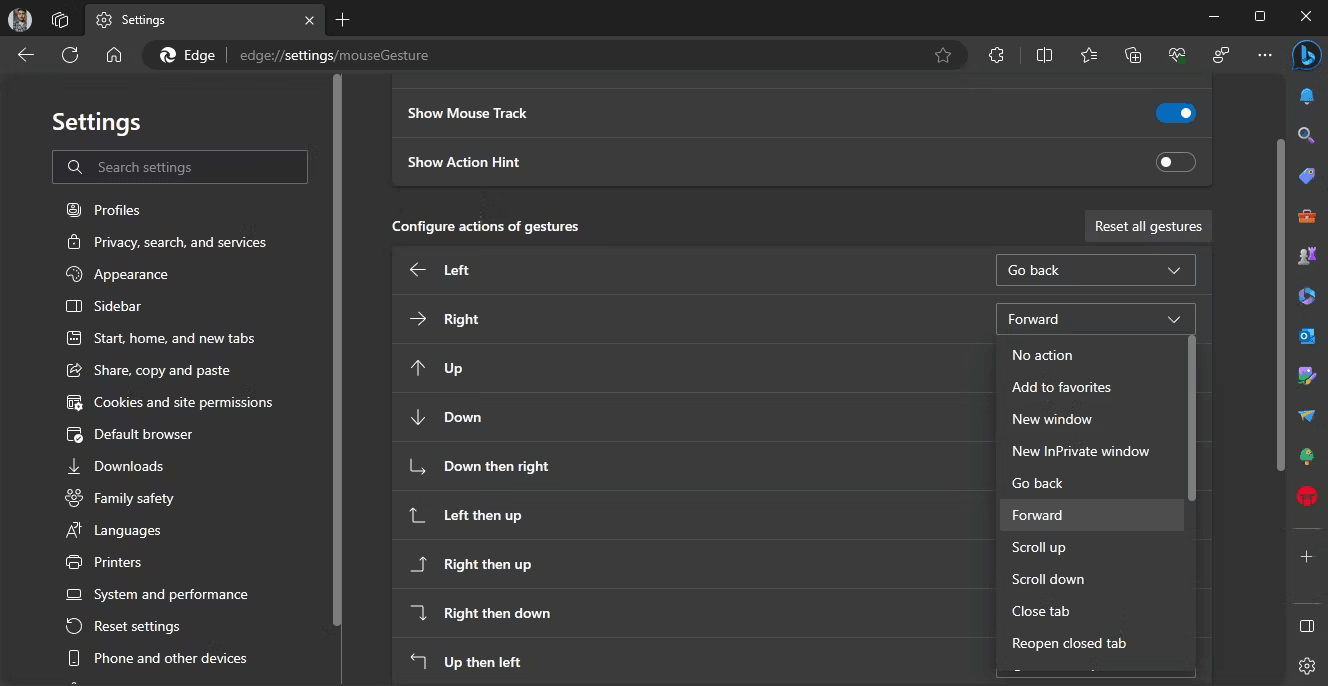 Activate Mouse Gestures in Microsoft Edge for Windows 11 - Life Conceptual