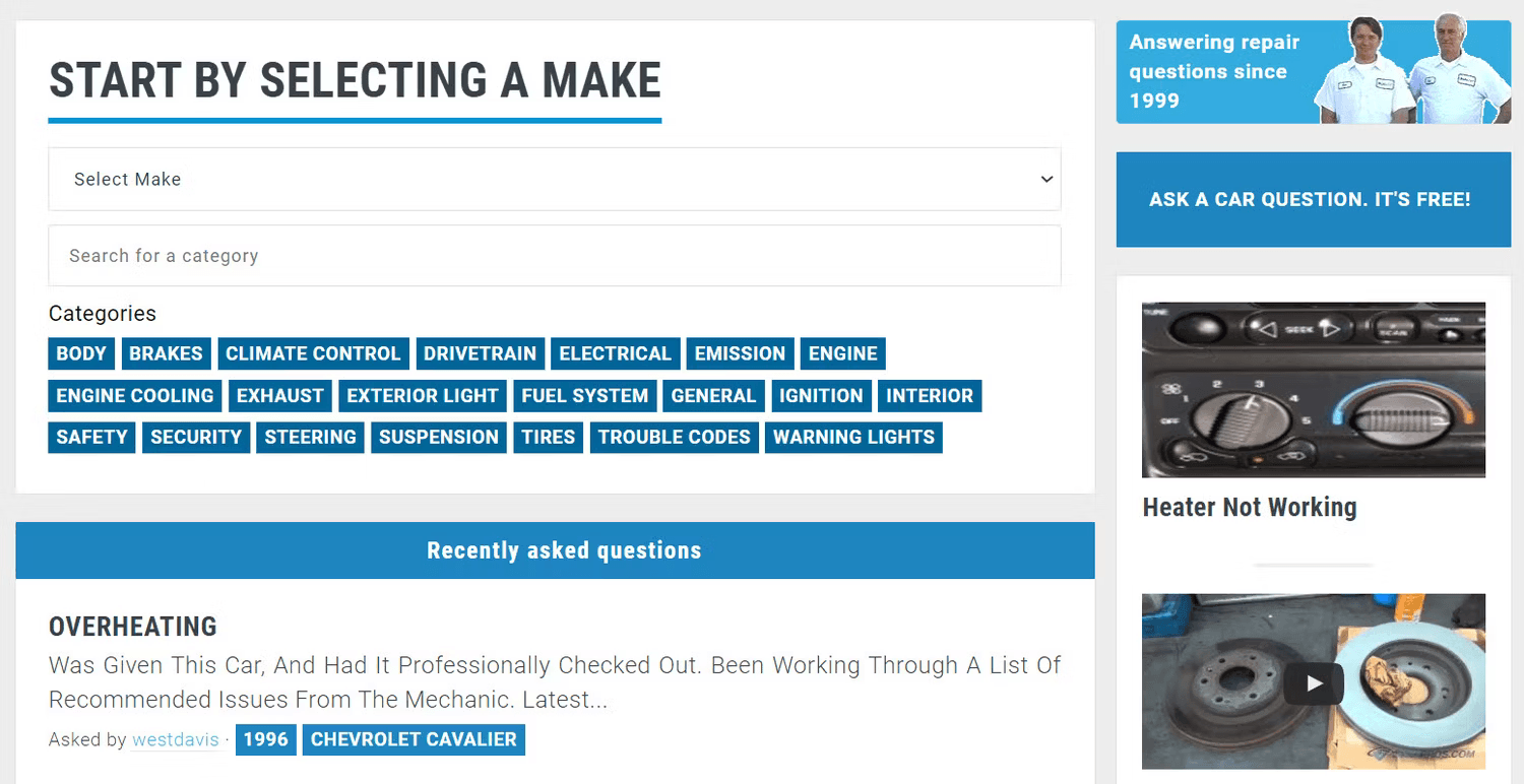 10 Sites to Help You Diagnose and Fix Your Car: Your Ultimate Car ...