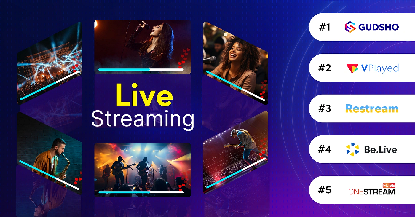 9 Live Music Streaming Platforms For Concerts & Shows