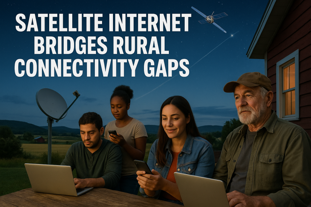 Satellite Internet Bridges Rural Connectivity Gaps